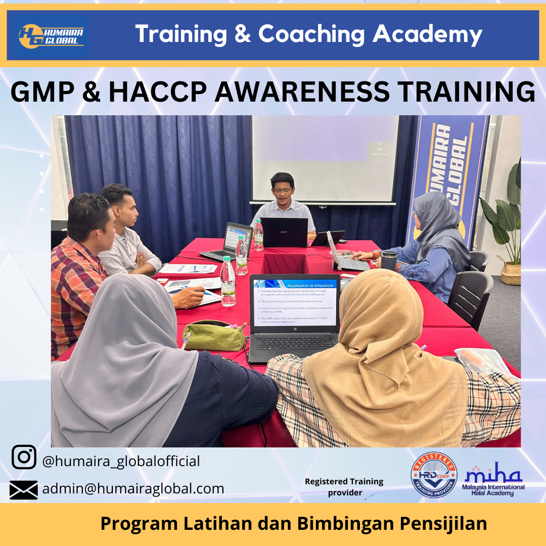 GMP HACCP AWARENESS TRAINING - HUMAIRA GLOBAL MANAGEMENT & SERVICES