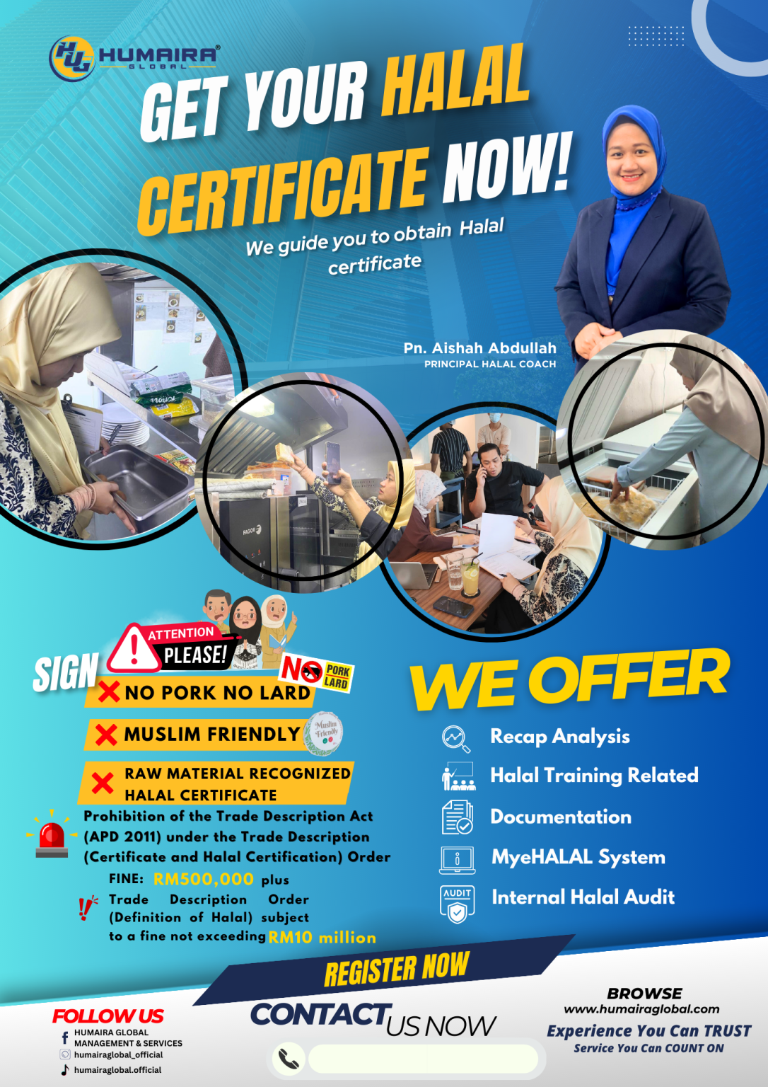 Senarai Kursus & Perkhidmatan - HUMAIRA GLOBAL MANAGEMENT & SERVICES